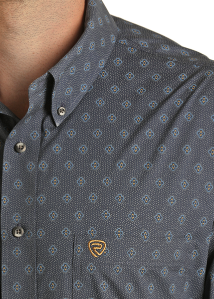 Rock & Roll Gold Medallion Shirt – Mavericks Western Wear